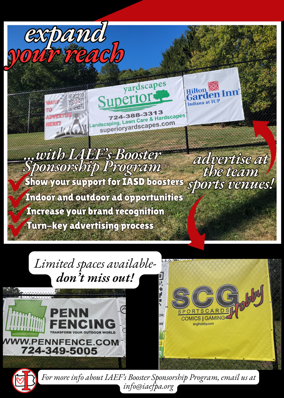 Booster Advertising – Indiana Area Education Foundation